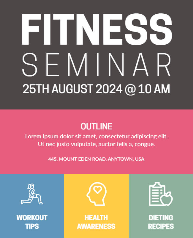 10 Seminar Flyer Templates