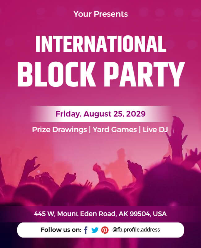 30+ Block Party Flyers for 2023