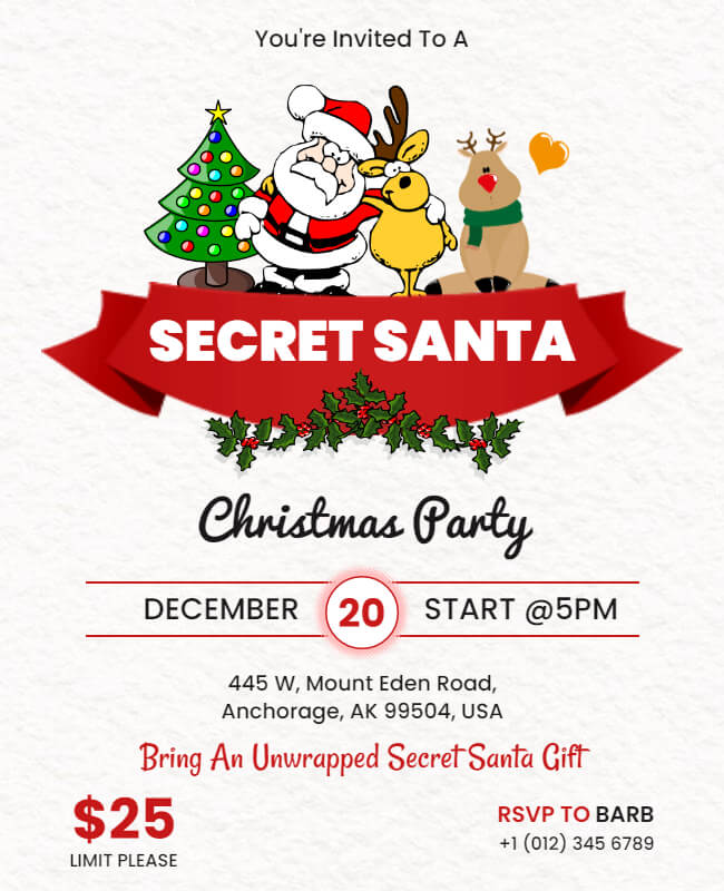 20 Christmas Party Flyer Templates for 2023