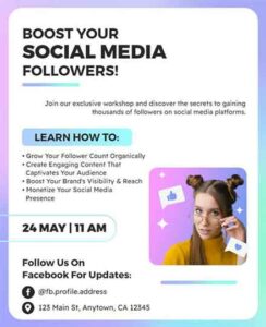Social Media Flyer Templates – Free | Edit | Download