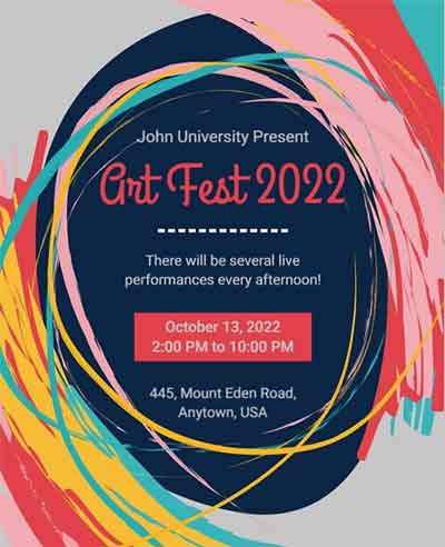 Art Exhibition Flyer Templates – Free | Customize | Download