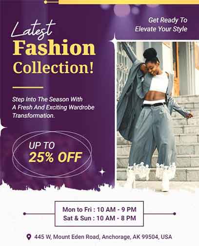 Clothing Flyer Templates – Free | Edit | Download | Print