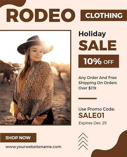 Clothing Flyer Templates – Free | Edit | Download | Print