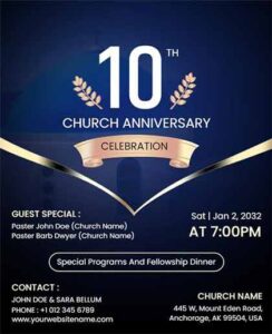 Church Flyer Templates – Free | Customize | Download