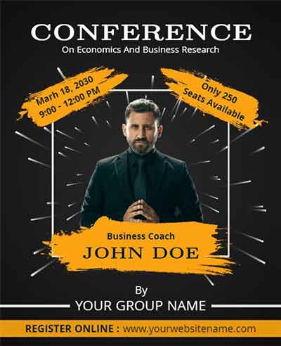 Conference Flyer Templates – Free | Customizable | Printable