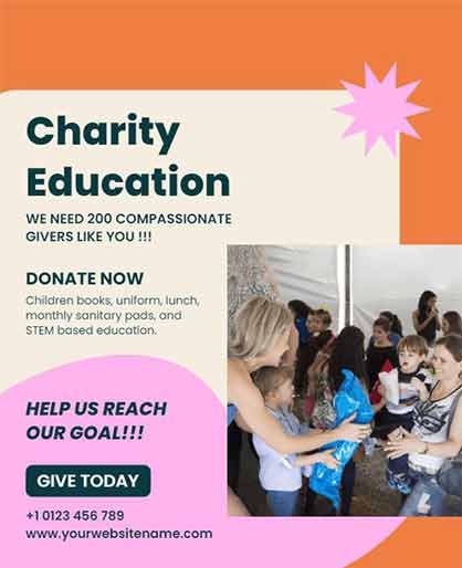 Education Flyer Templates – Free | Editable| Downloadable