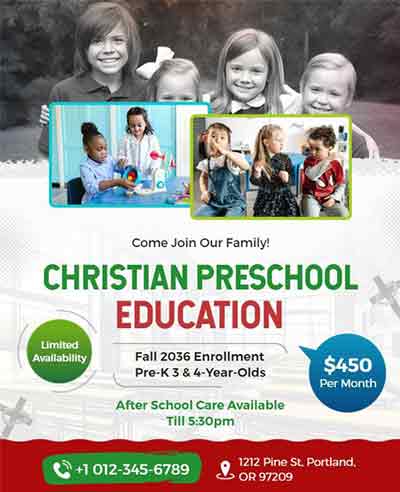 Education Flyer Templates – Free | Editable| Downloadable