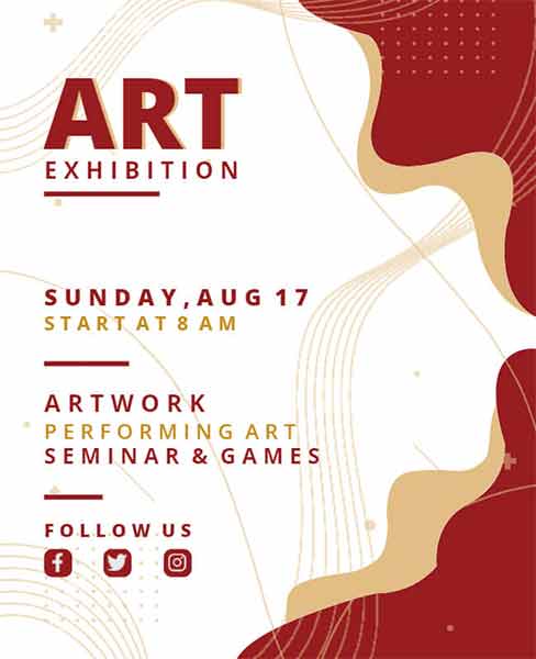 Art Exhibition Flyer Templates – Free | Customize | Download