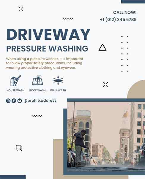 Pressure Washing Flyer Templates – Free | Customize | Print