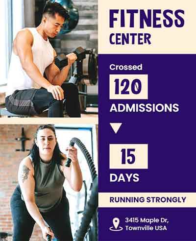 Fitness Flyer Templates – Free | Editable | Printable