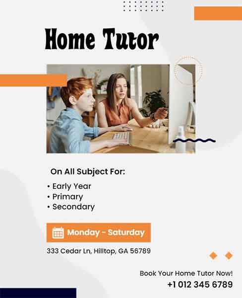 Tutoring Flyer Templates – Free | Editable | Downloadable