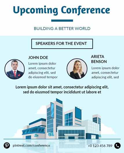 Conference Flyer Templates – Free | Customizable | Printable