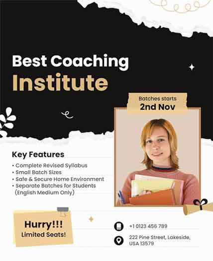 Education Flyer Templates – Free | Editable| Downloadable
