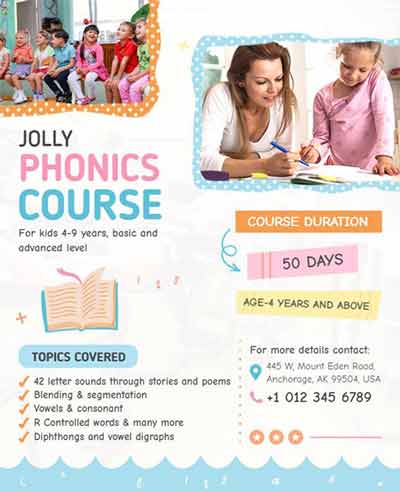 Education Flyer Templates – Free | Editable| Downloadable