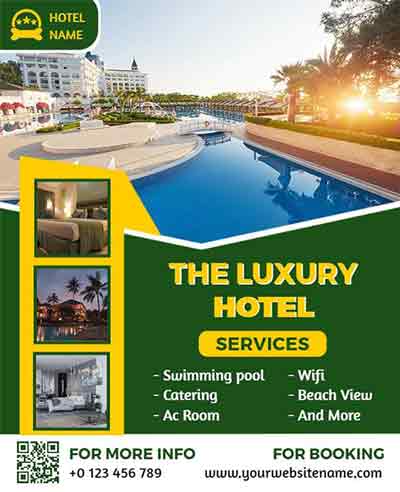 Hotel Flyer Templates – Free | Customizable | Downloadable