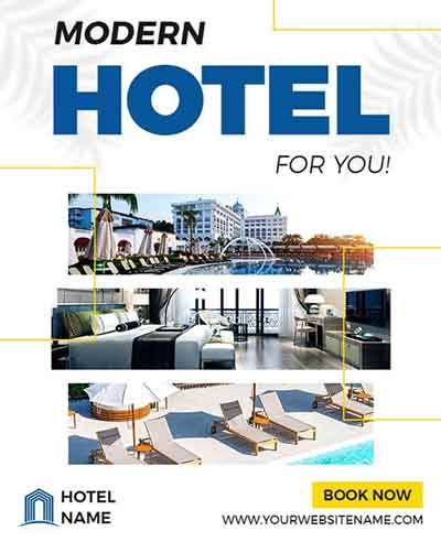 Hotel Flyer Templates – Free | Customizable | Downloadable
