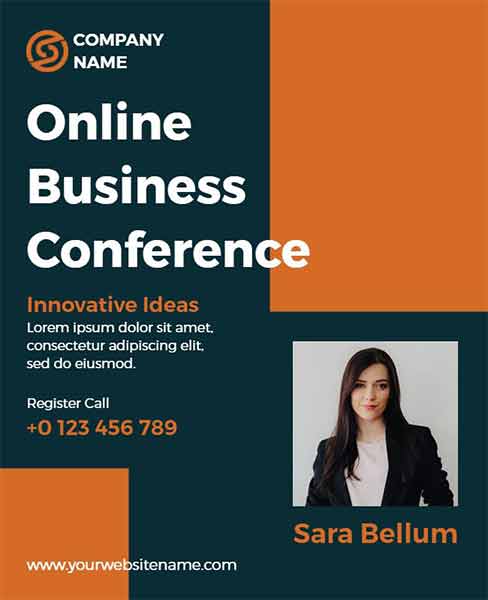 Conference Flyer Templates – Free | Customizable | Printable