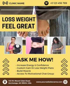 Weight Loss Flyer Templates – Free | Editable | Downloadable