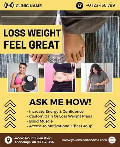 Weight Loss Flyer Templates – Free | Editable | Downloadable