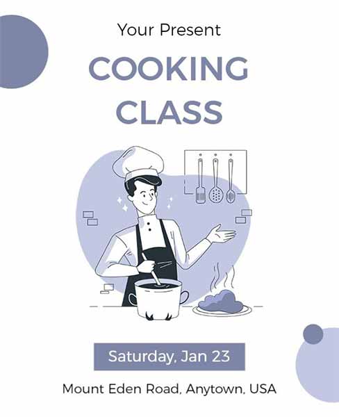 Cooking Class Flyer Templates – Free | Edit | Download