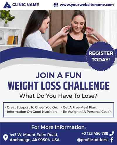 Weight Loss Flyer Templates – Free | Editable | Downloadable