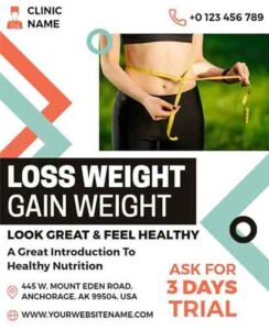 Weight Loss Flyer Templates – Free | Editable | Downloadable