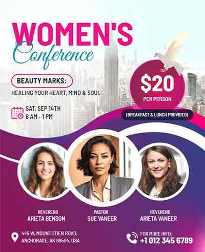 Conference Flyer Templates – Free | Customizable | Printable